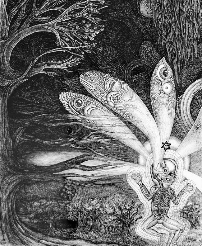 Joe MacGown's Art Blog: Surreal- Pen drawings