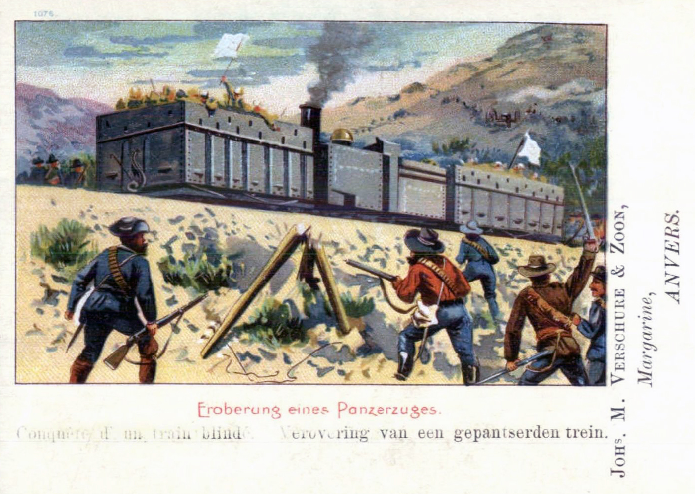 transpress nz: conquering of an armored train in the Boer War art