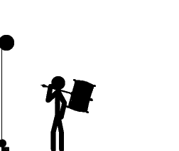 Stick man Gifs: Accident
