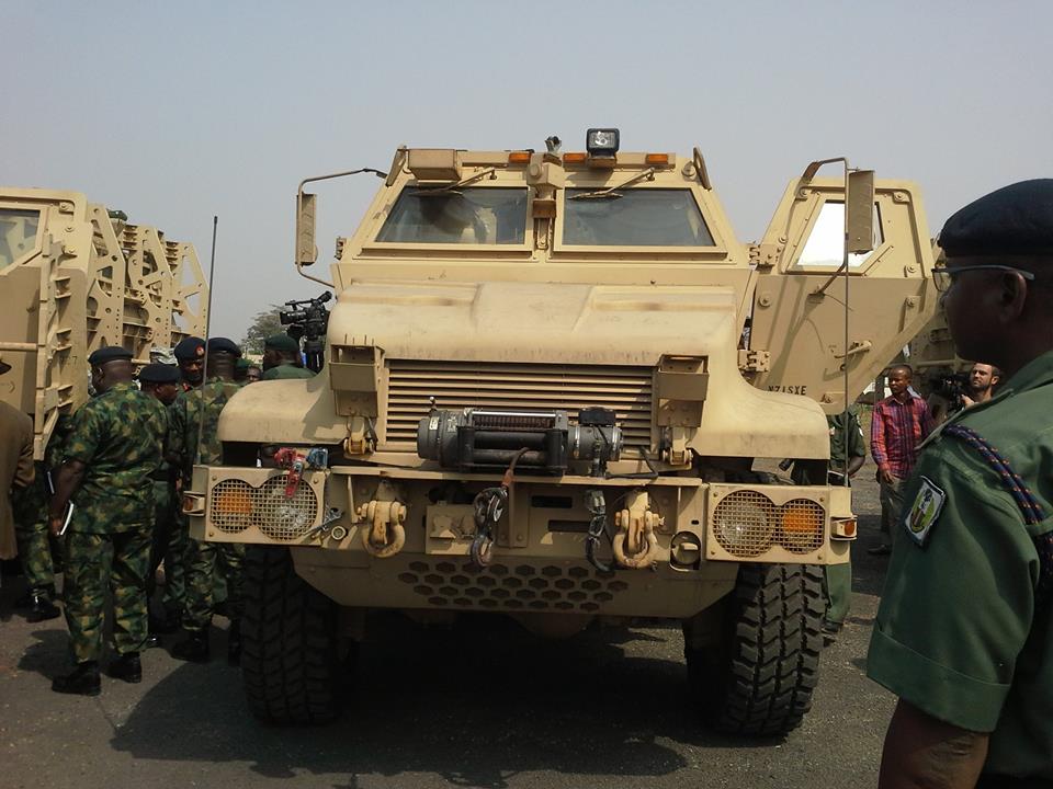 US government donates special military vehicles to the Nigerian Army
