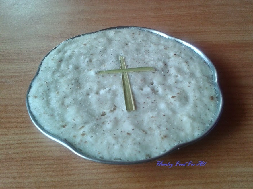Homely Food For All: PESAHA APPAM/ INRI APPAM / INDRI APPAM