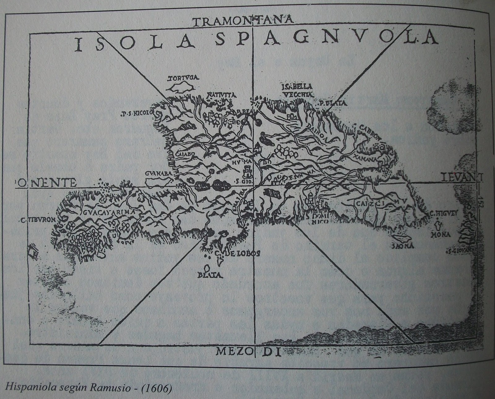 JOSÉ ISRAEL NEGRÓN CRUZ: Mapa Antiguo de República Dominicana (1606)