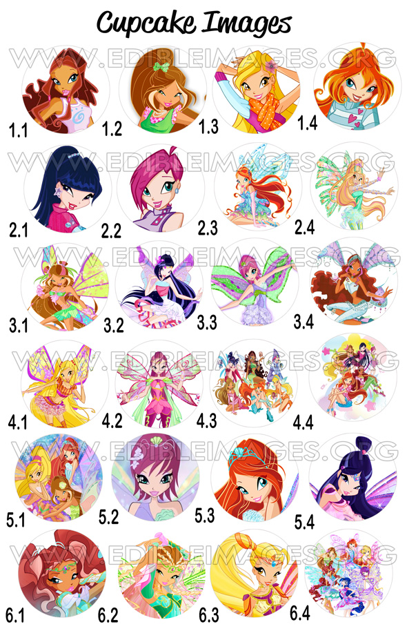 Edible Image Winx Club - Aisha Puchong Jaya