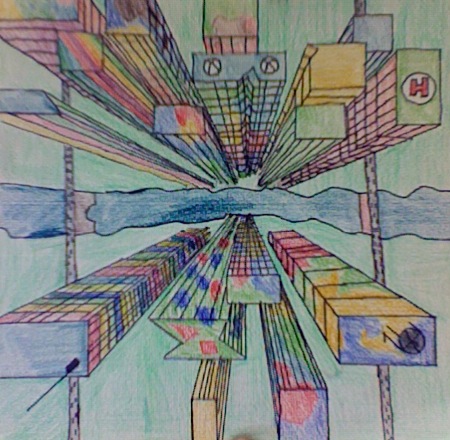 DMS ART: 6th Grade One-Point Perspective Cities