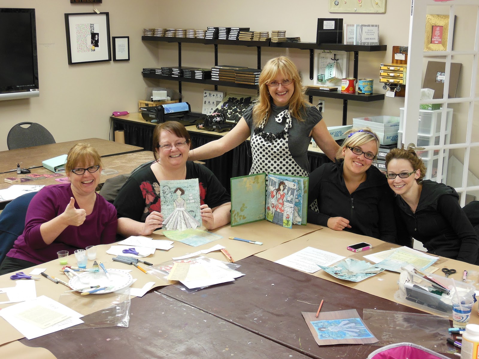 Le Rai Originals: Yesterday's Mixed Media Paper Doll Class