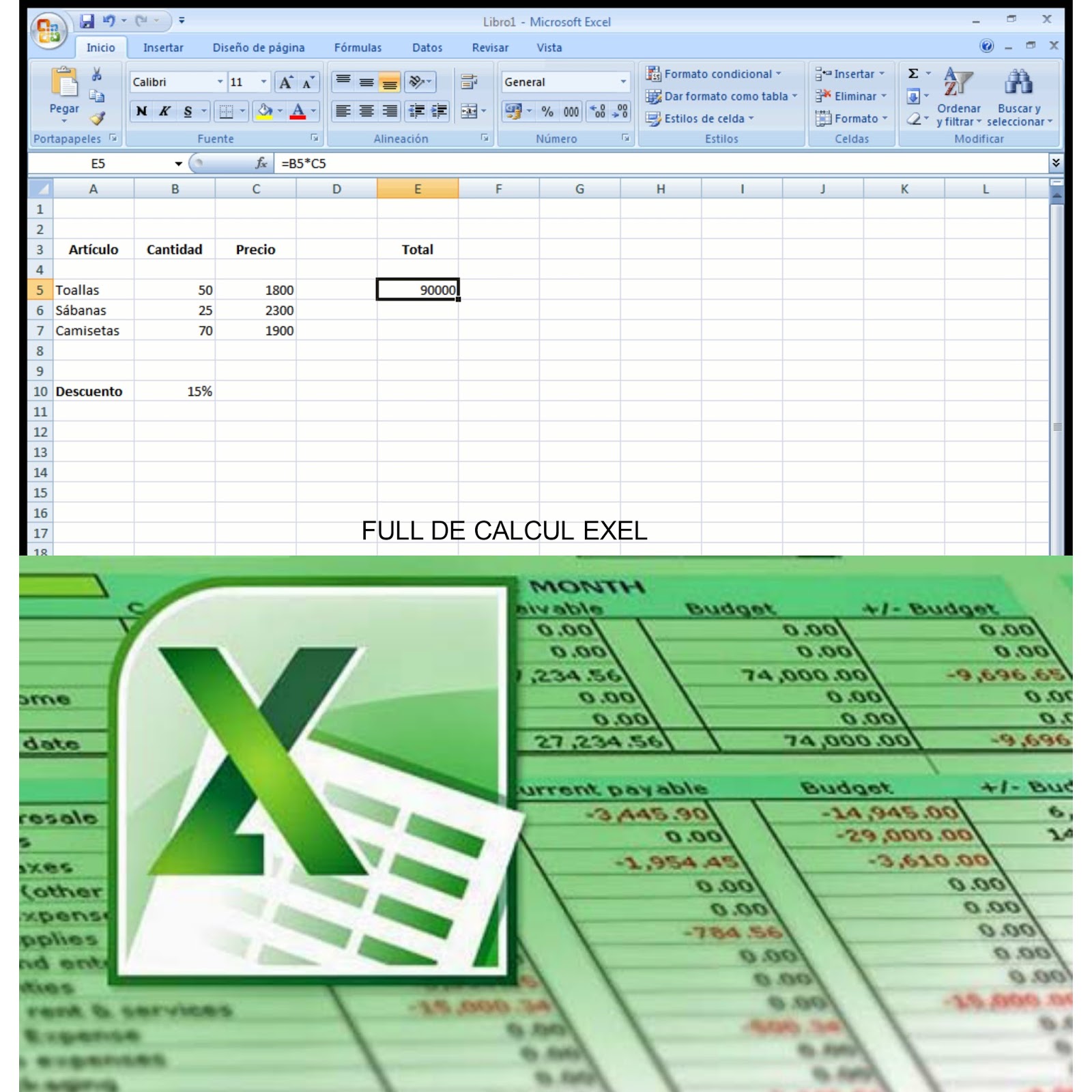 Conceptes bàsics del full de càlcul