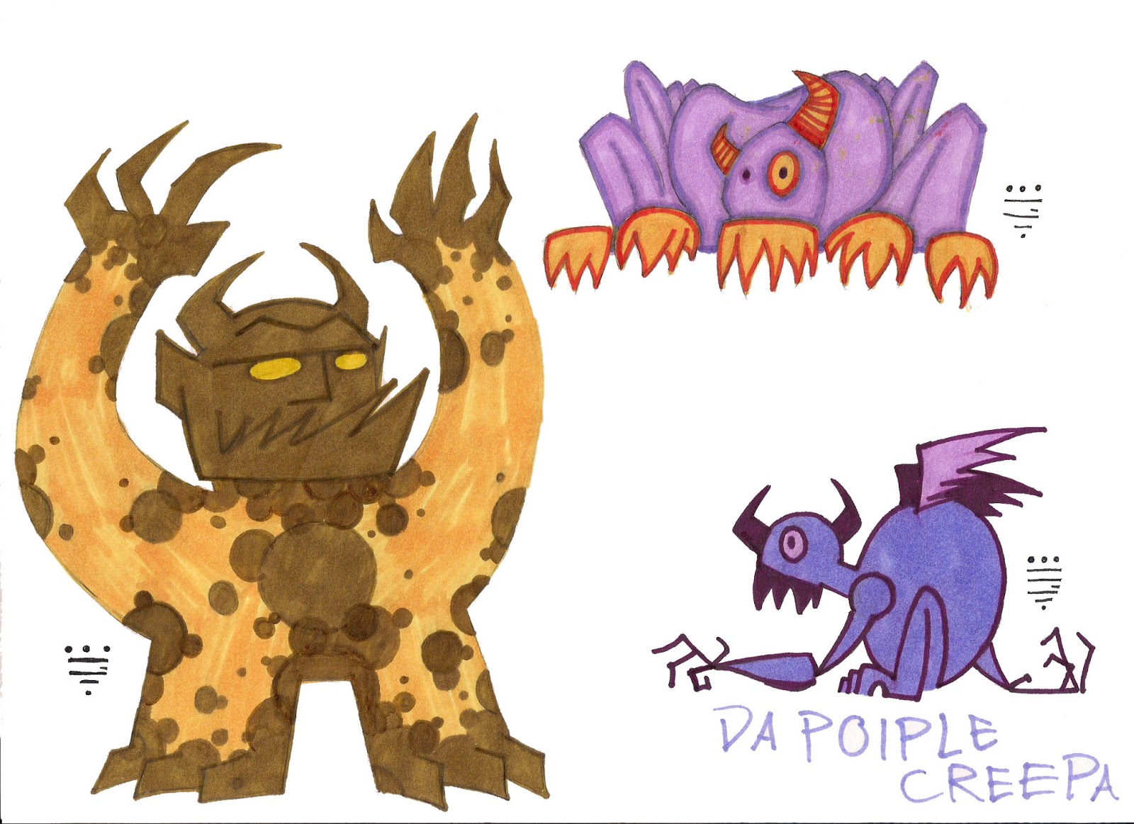 MY MAD MAD MAD MAD MONSTERS 4 ME: 3rd 3 Monsters - Yellow Spotted Cow ...