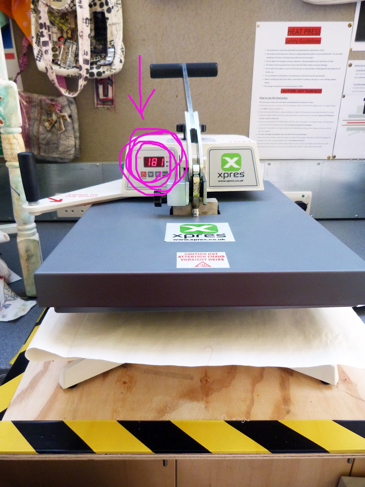 The life of a textiles teacher: Secrets and heat presses...