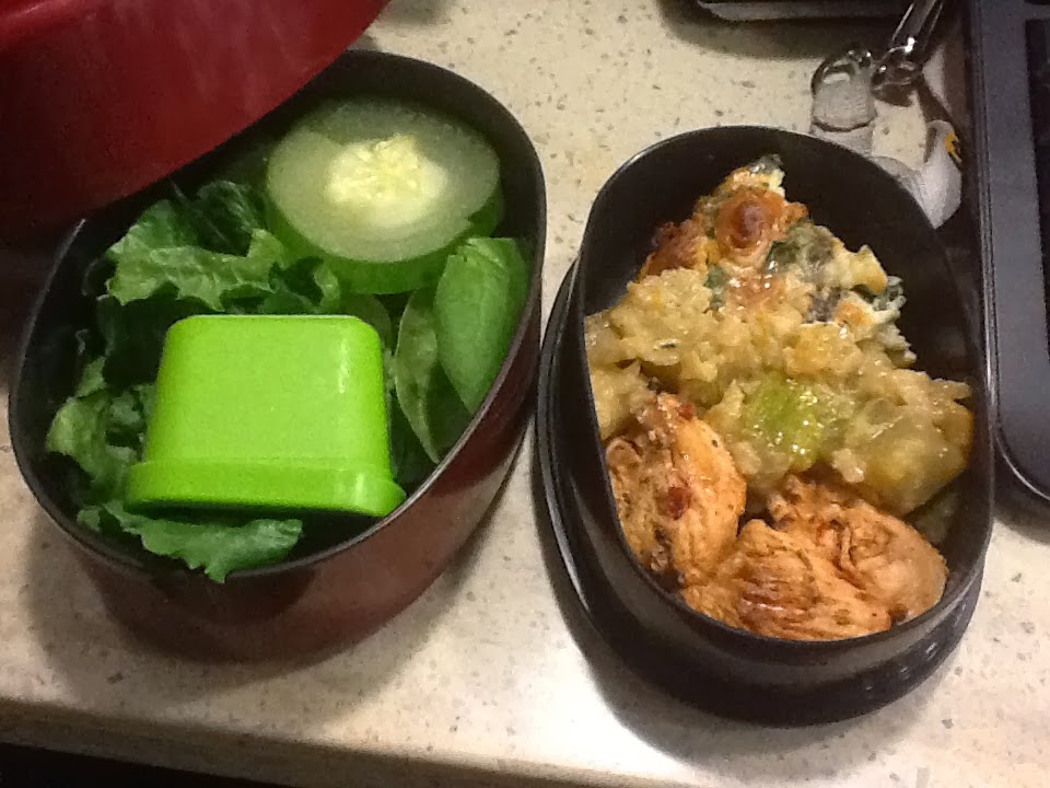 the Keto Box: Bento No. 1: Fancy Food and Salad bento