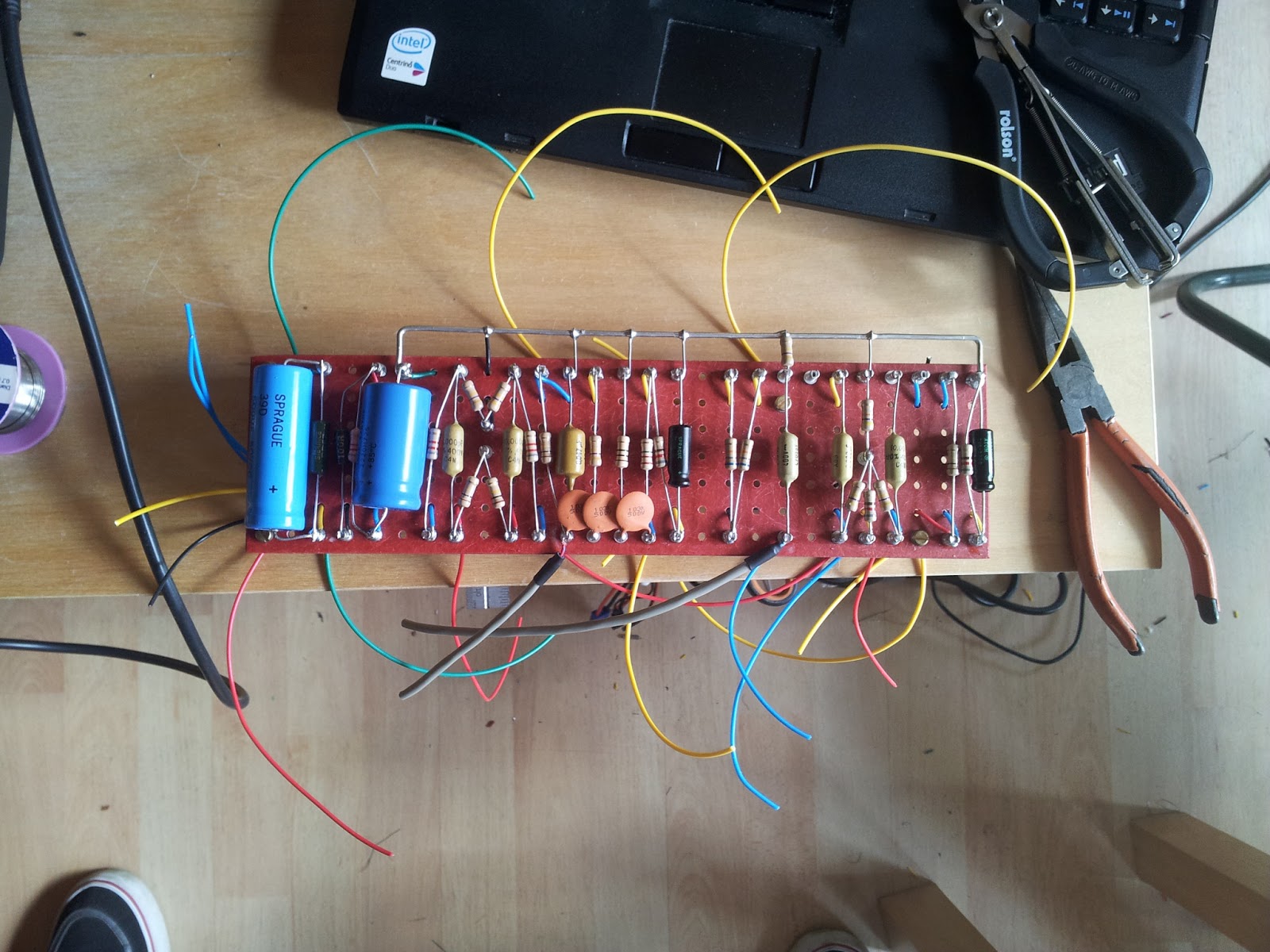 Marshall1973: Completed turret board wiring