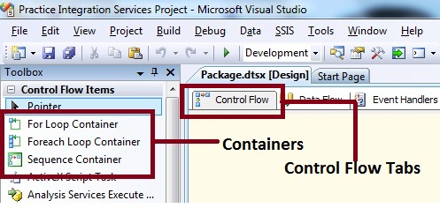 Microsoft SQL Server Knowledge Bank: SSIS Control Flow Containers