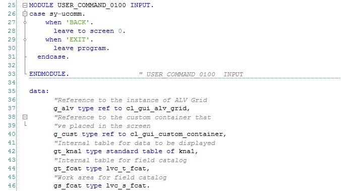ALV Report using Class CL_GUI_ALV_GRID ~ Sap Tutor