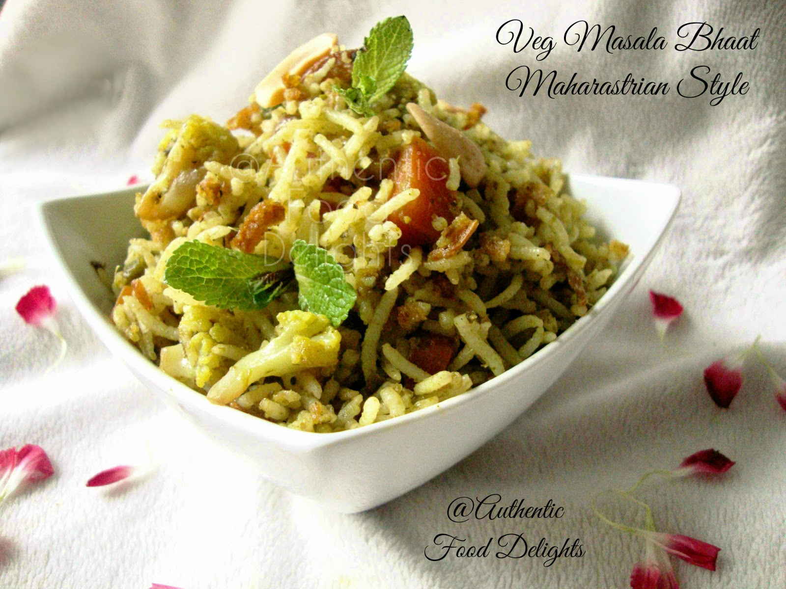 Authentic Food Delights: Masala Bhaat (Maharastrian style)