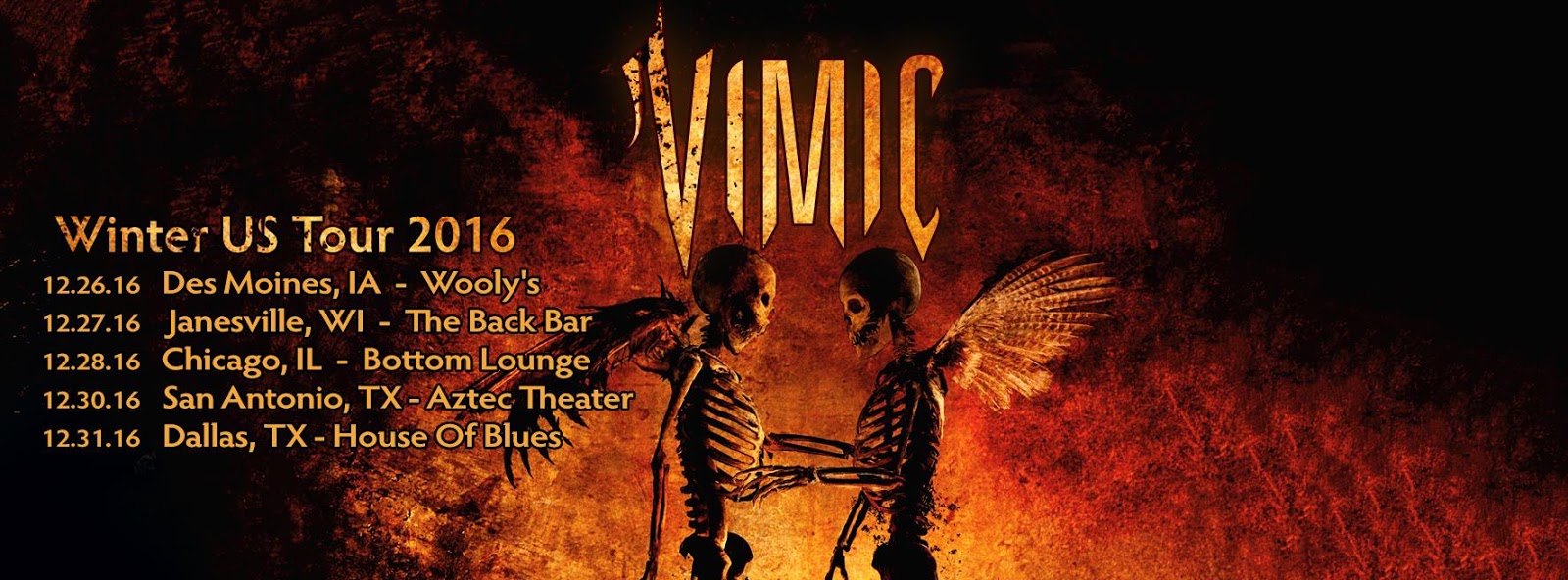 VIMIC - Joey Jordison New Band Announce US Shows And European Tour