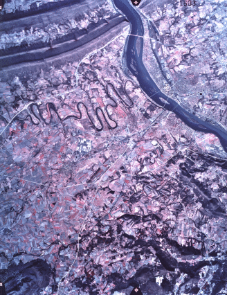 Haley's Maps: Infrared Aerial Photo