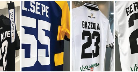 Football teams shirt and kits fan: Font Parma Calcio 2018/19 Kits
