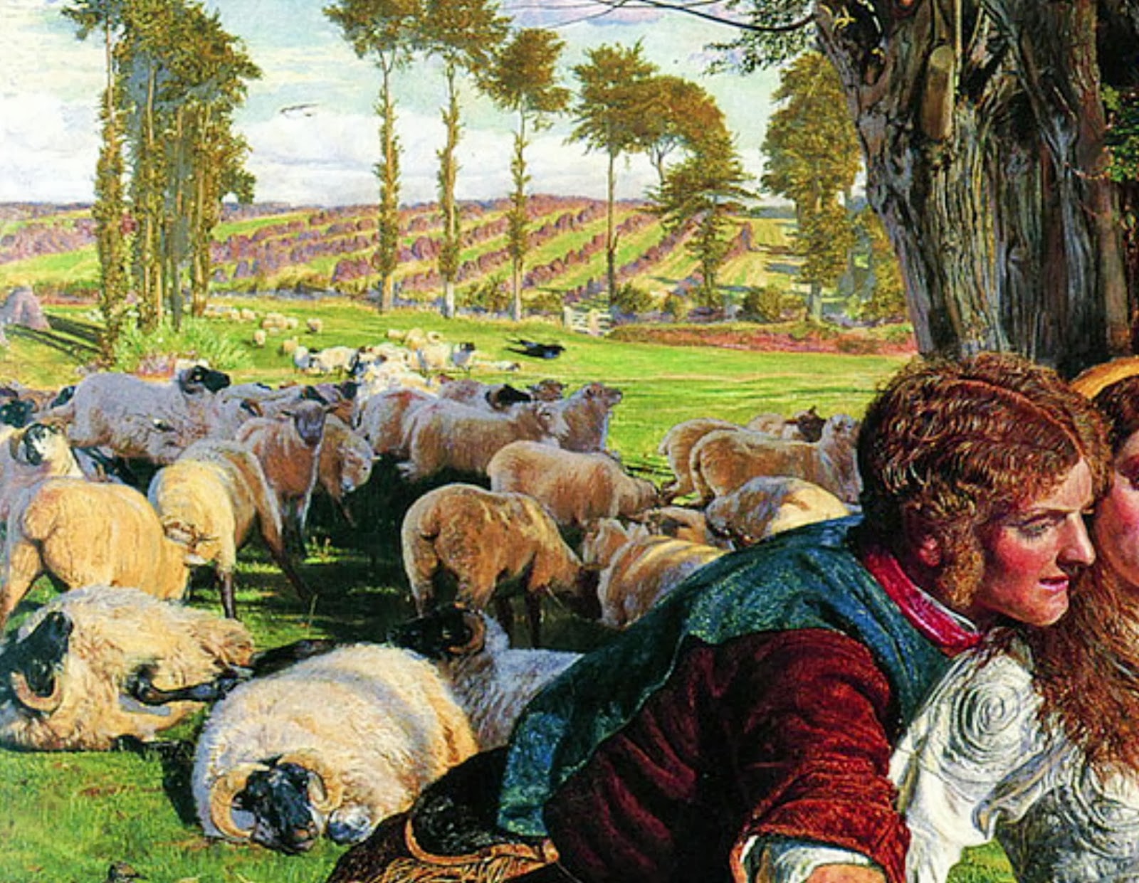 THE HIRELING SHEPHERD by William Holman Hunt