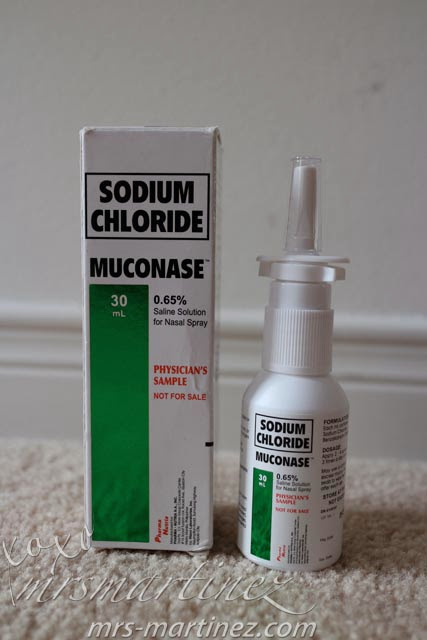 Muconase for #babyMartinez; Spa In A Bottle for MrsMartinez ...