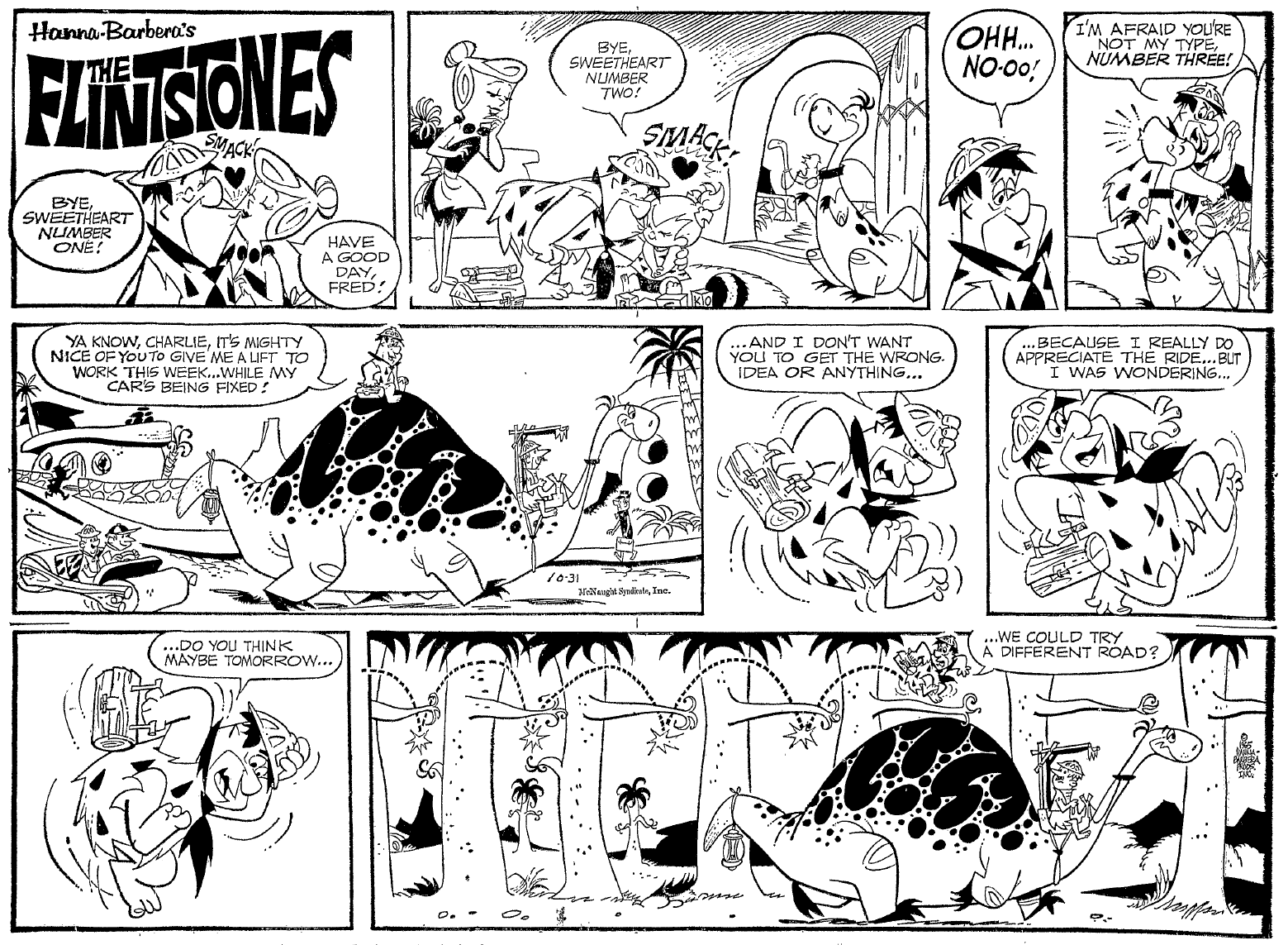 Yowp Flintstones Comics October 1965