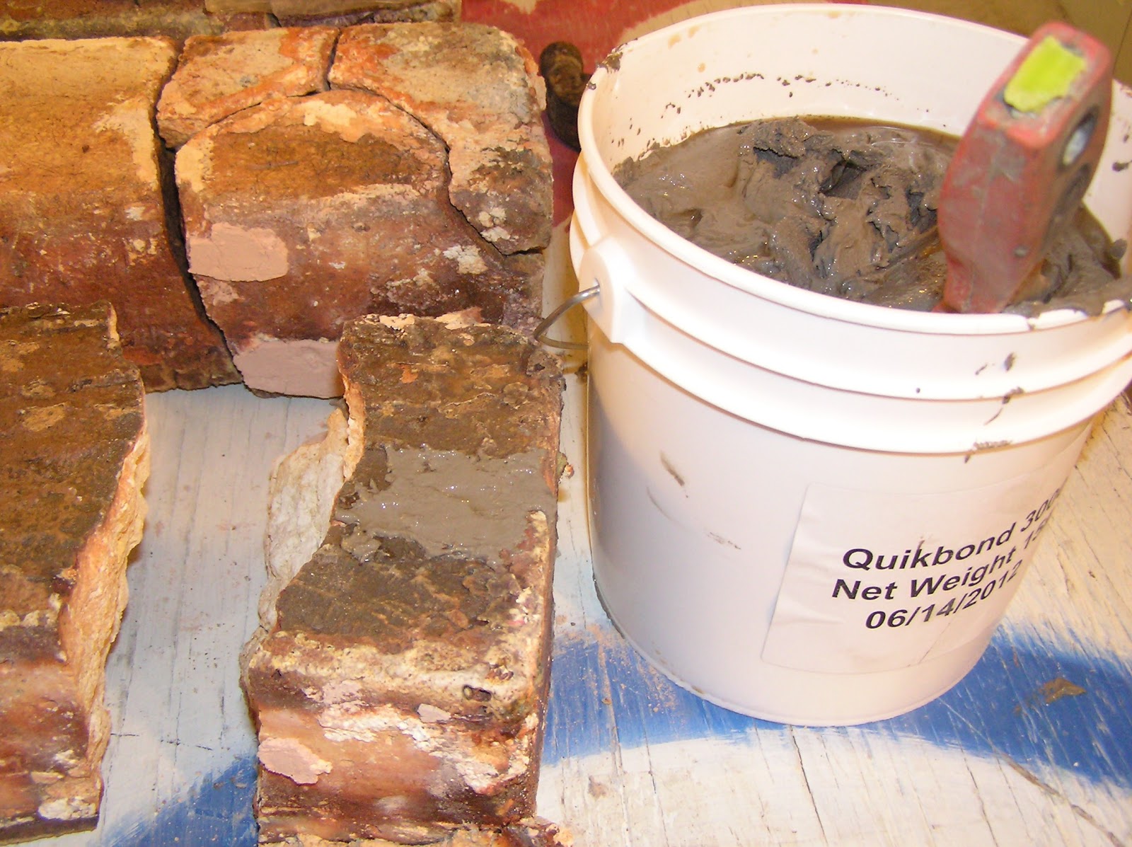 Fine Mess Pottery: Brick Repair