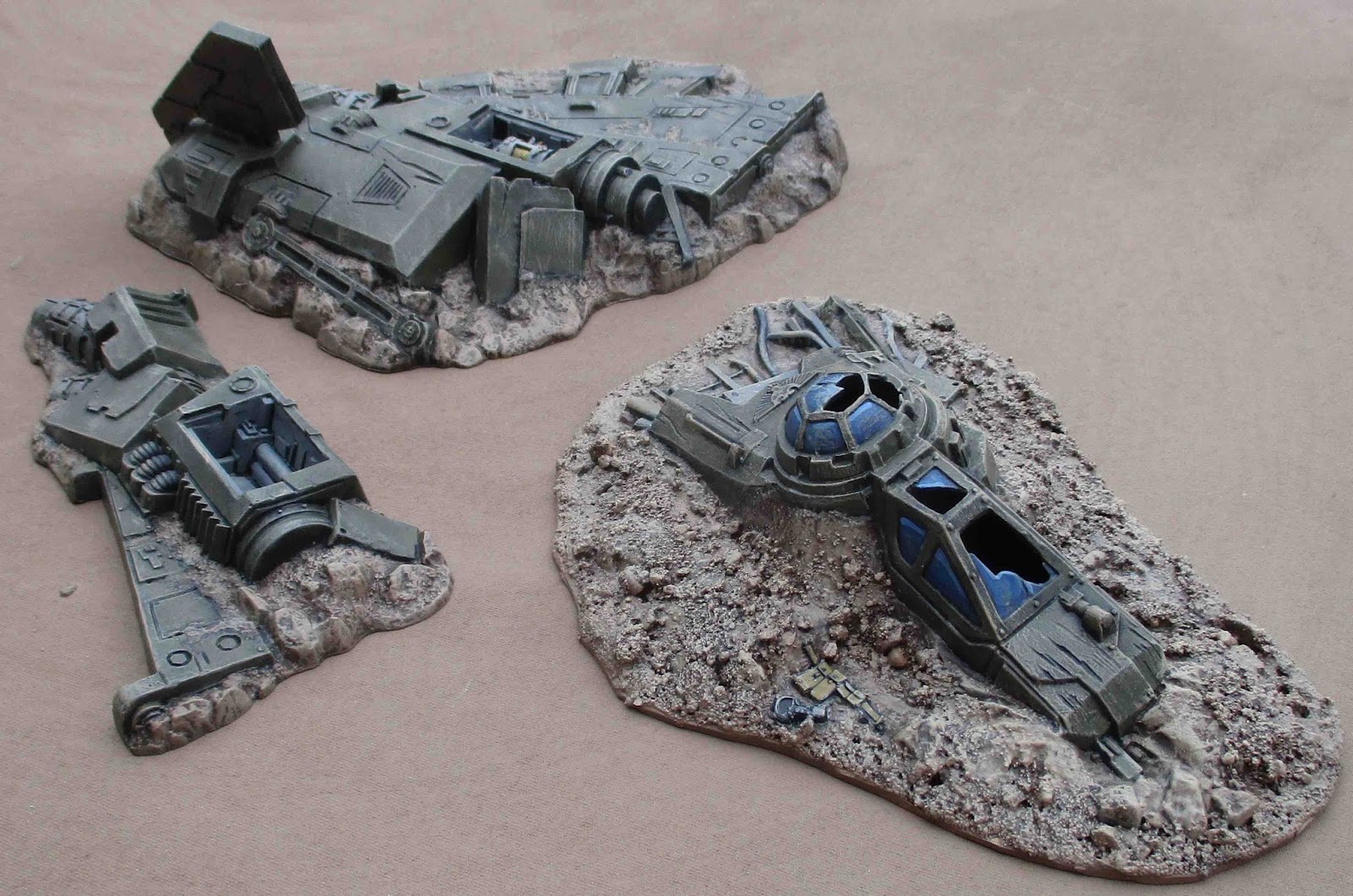 Tim's Miniature Wargaming Blog: Crashed Aquila Lander and Space Hulk ...