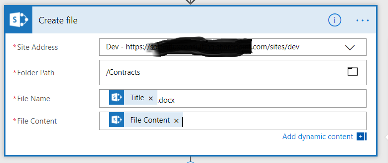 Generate Word Document From A SharePoint List Item Using Microsoft Flow