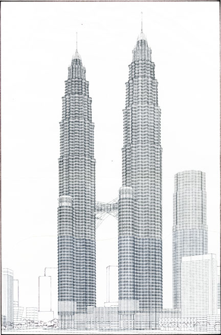 Beyond Architectural Illustration: Airbrush Demonstration - Cesar Pelli ...