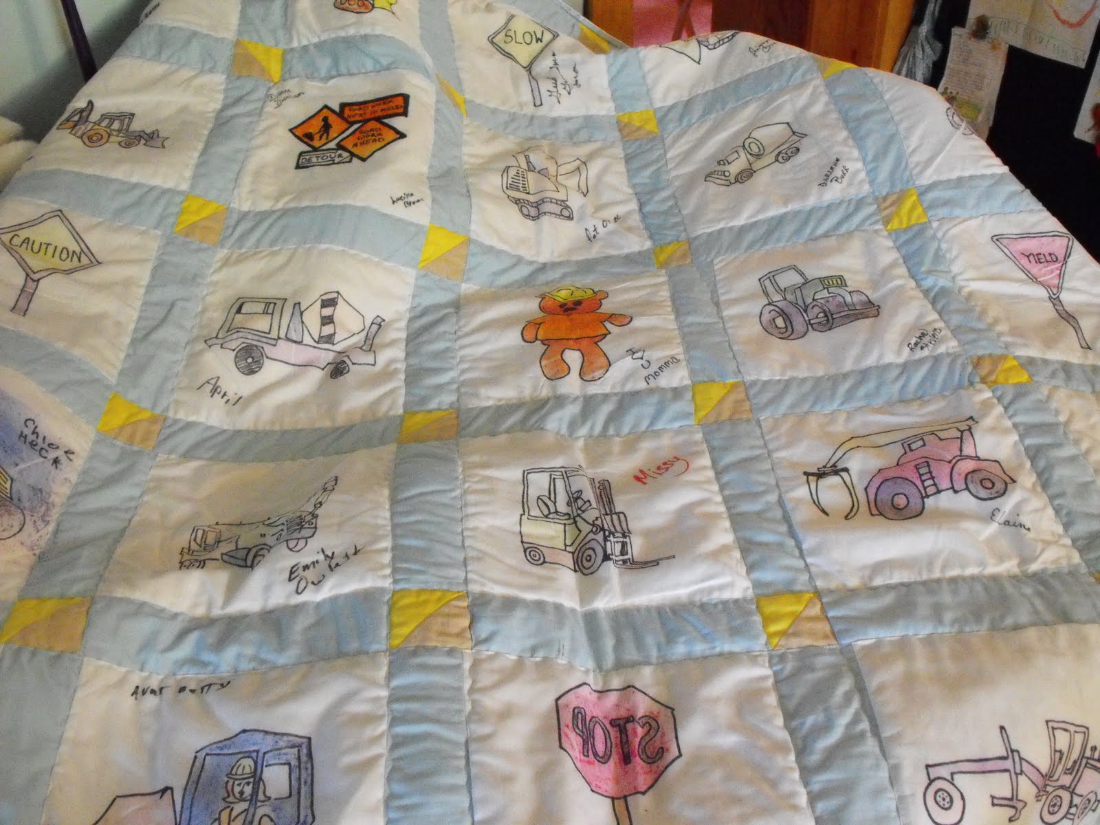 Krista's Krafting: Baby shower quilt