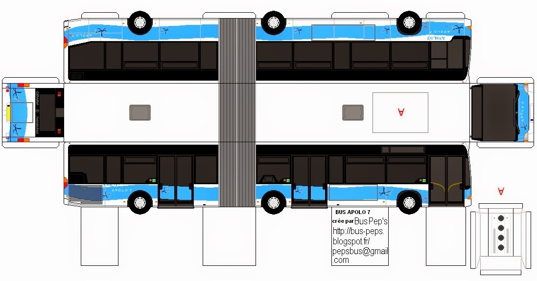 Maquette papier 47: BUS APOLO 7 (transdev STBC)