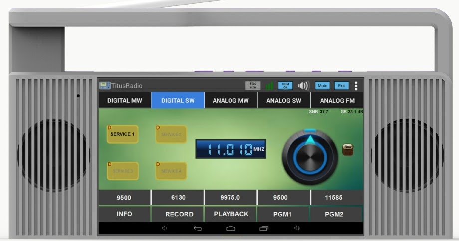 Radio & Communication Info: Titus II, nuovo ricevitore SDR Android con DRM