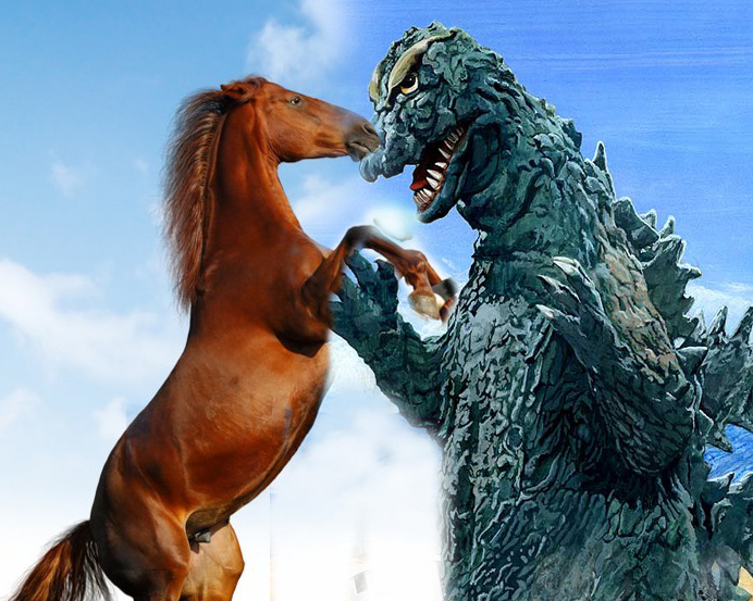 My name is Godzilla and I want to eat you