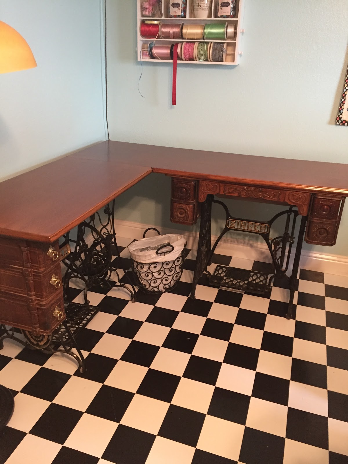 New Sewing Table - Busy As Can Be