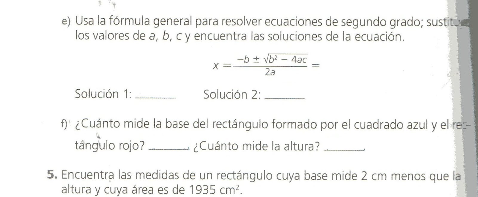 705 y 706 - Ejercicios Formula General