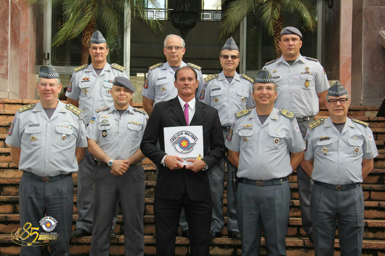 VISITA DO SECRETÁRIO, COMANDANTE GERAL DE POLÍCIA E CHEFE DE GABINETE ...