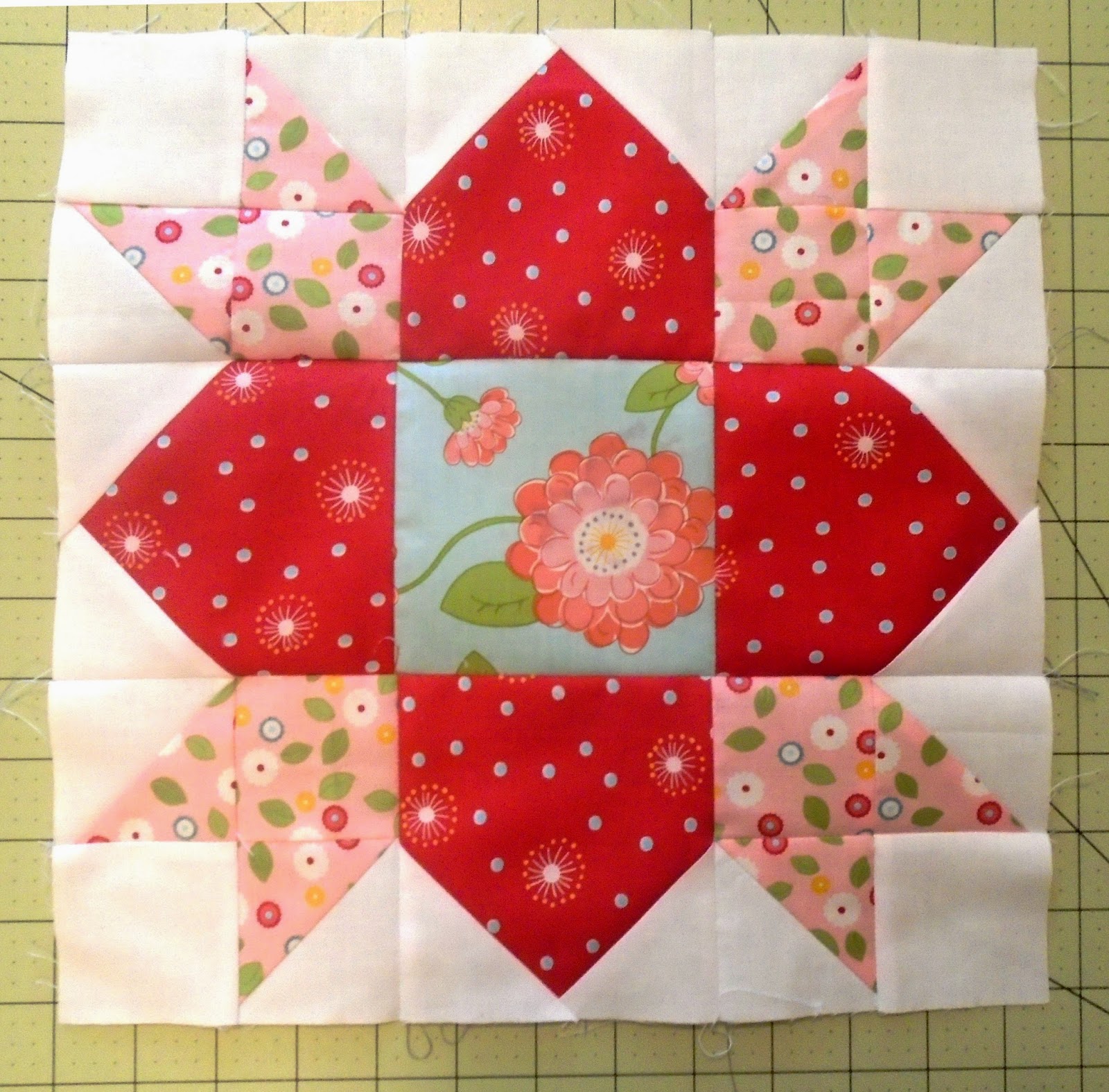 Little Bunny Quilts: QCQAL 2: Row #1 -- Weathervane