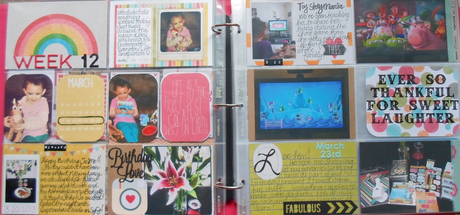 A Crafty Island Girl: Project Life: Week 12