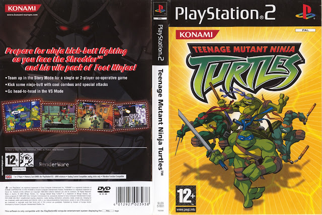 squer's TMNT Collection: 2003 PS2 TEENAGE MUTANT NINJA TURTLES (PAL)