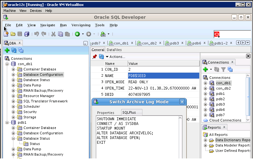 Muhammad Asif: Oracle 12c Database Enable Archive Log Mode for CDB ...