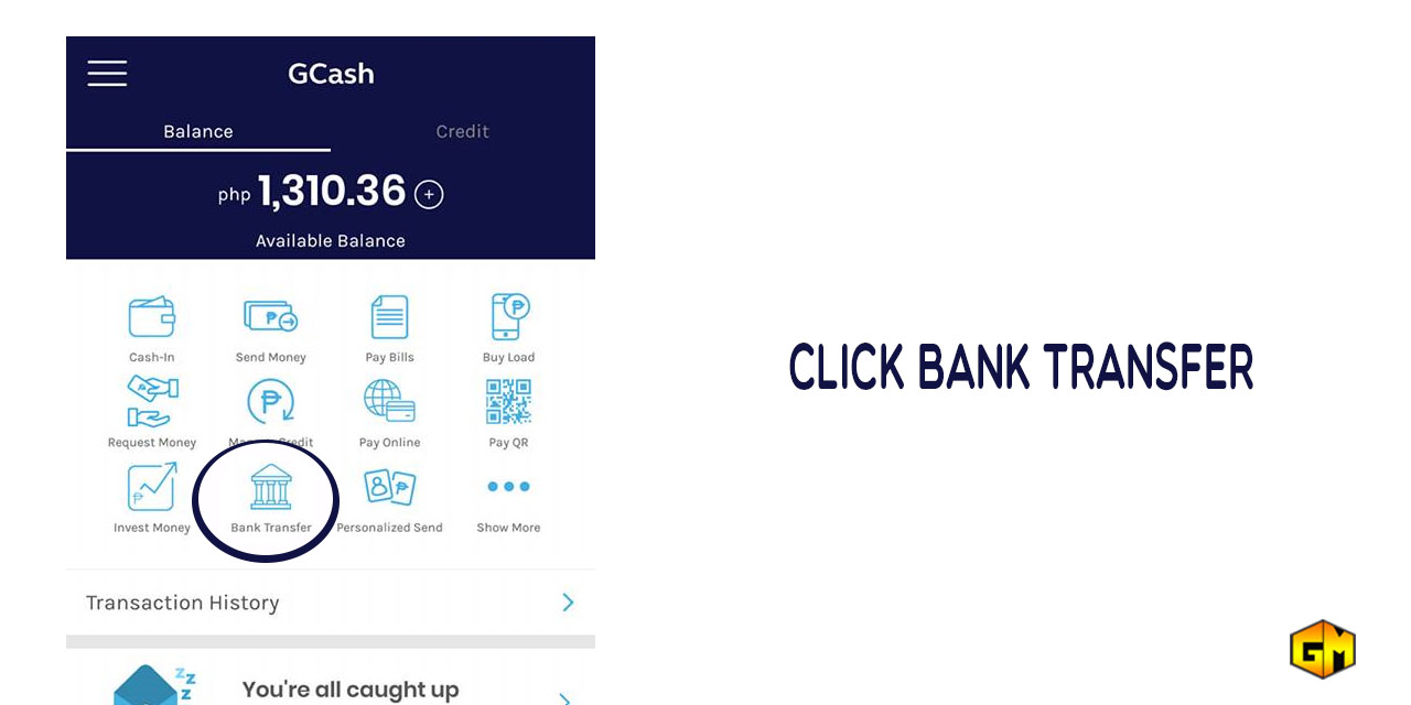 How transfer funds from GCash to Bank? - Gizmo Manila