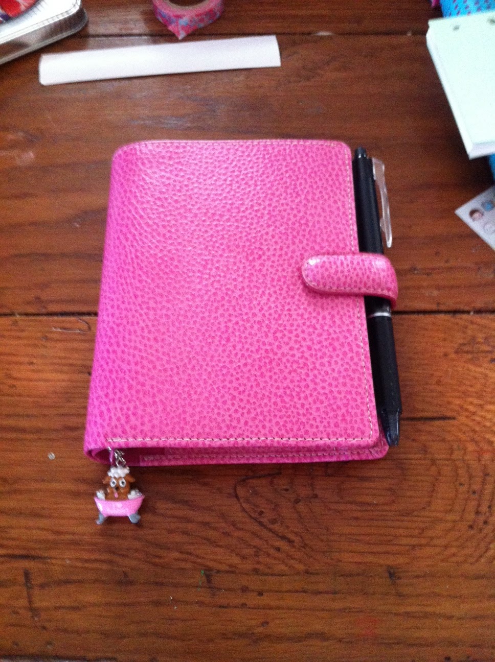 Team Filofax: Pocket Pink Finsbury Filofax