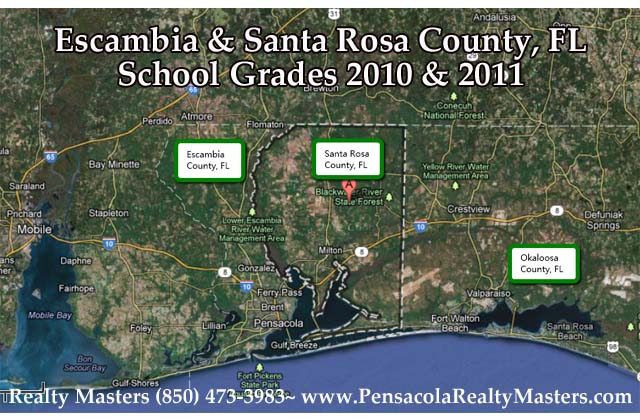 How to Look up School Grades in Escambia & Santa Rosa Counties in FL!