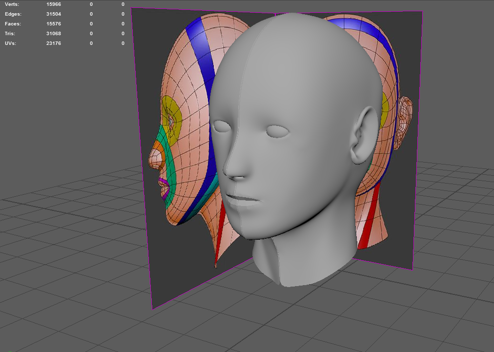 UCA CGA Year 1: 3D Art Production - Head Model