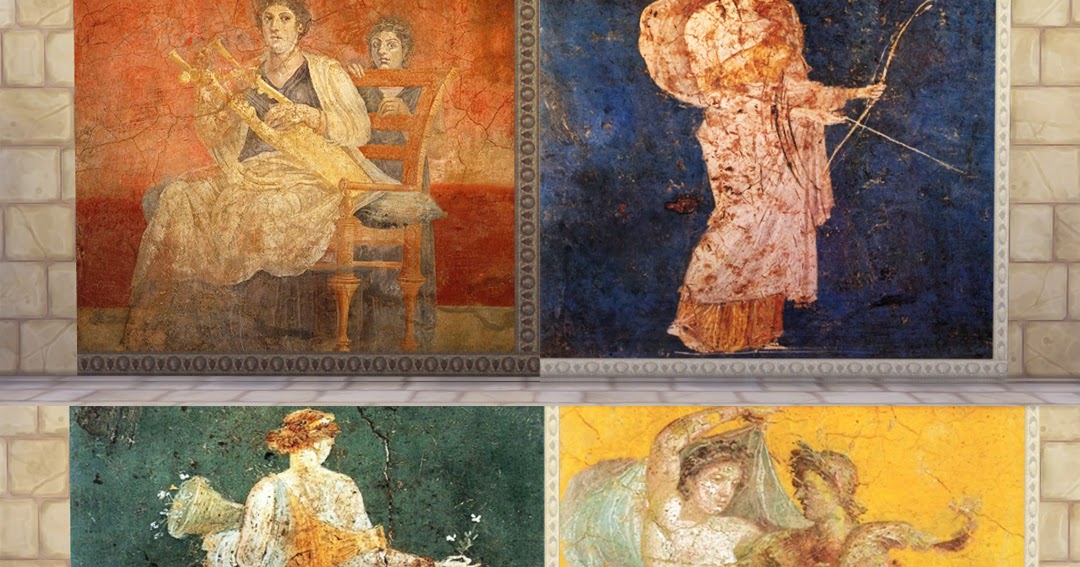 TS4: Ancient Rome Murals | History Lover's Sims Blog