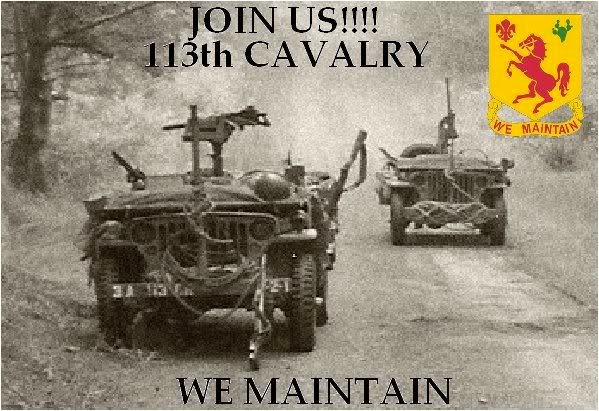 113th Cavalry WW2 Living History