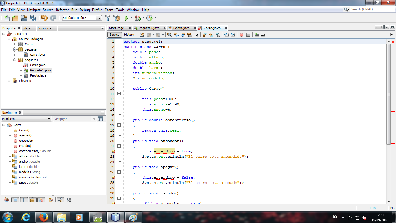 Desarolla Software Utilizando Programacion Orientada a Objetos-3°A- AACH : Ejercicios de Pelota ...