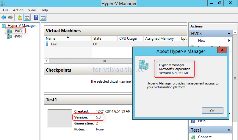 Terry L@u's blog: Hyper-V Manager improvements in Windows Server 2016 ...