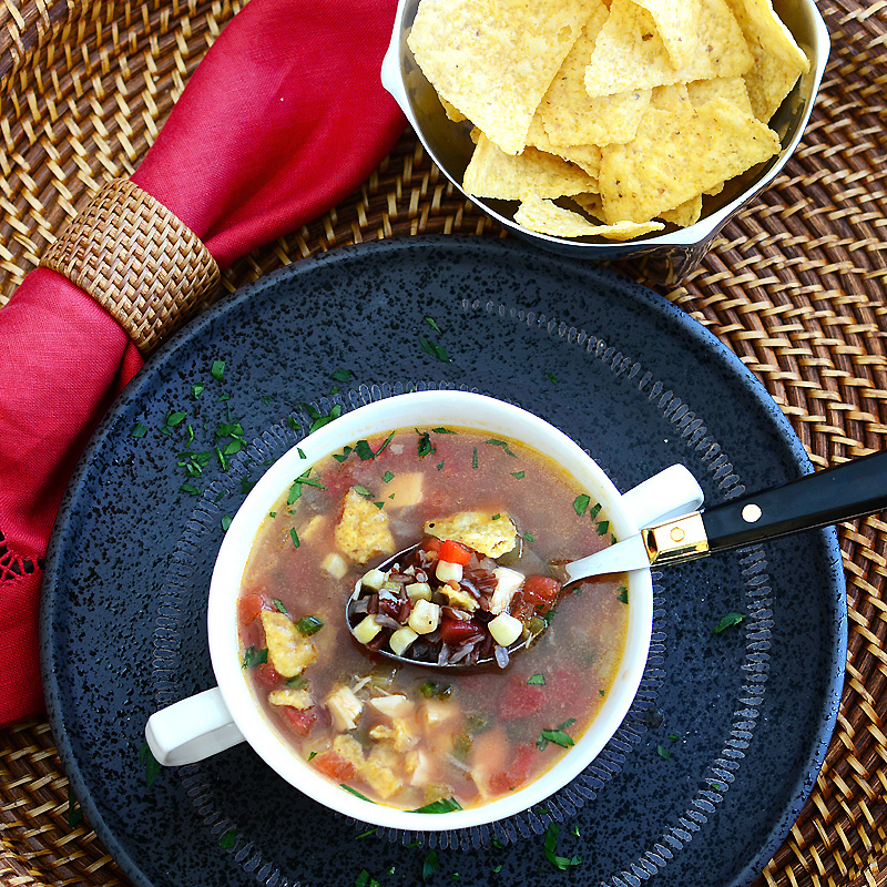 Savoring Time in the Kitchen: Southwestern Chicken and Red Rice Soup