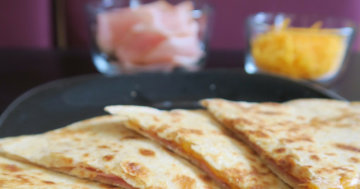 Ham and Cheese Quesadilla Recipe | NESHEAHOLIC