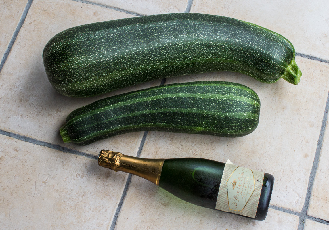 wcs: Stuffed giant zucchini