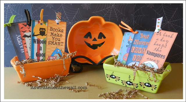 It's Written on the Wall: 12 Halloween Book Marks-Party Favor for ...